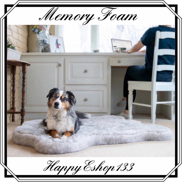 Brentwood | Dog | Brentwood Originals Faux Fur Pet Mat Memory Foam ...